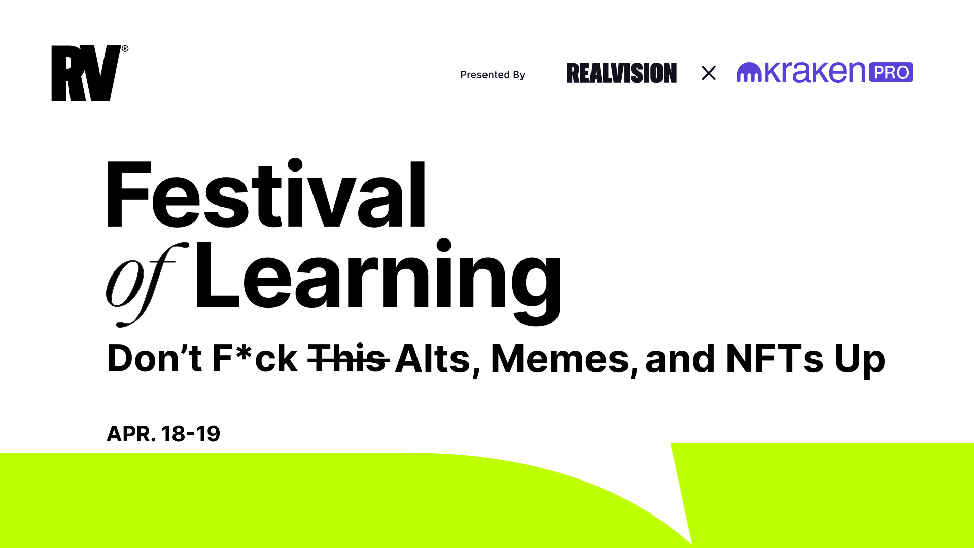 Festival of Learning — DFTU Alts, Memes, and NFTs | Real Vision