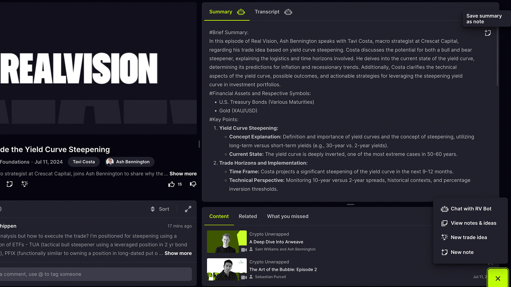 Real Vision Free membership — Get an edge in finance