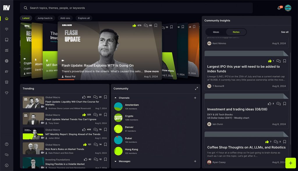 Real Vision Knowledge X Tools X Network Success